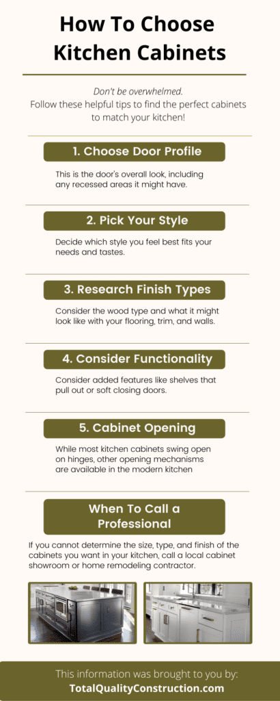 5 Tips For Choosing Kitchen Cabinets [INFOGRAPHIC]